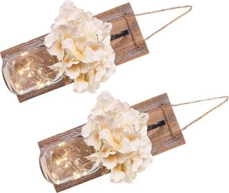 Valiclud Dekorative Retro Wandleuchte mit Glas Kerzenhalter H&auml;ngende Vintage Wandlampe f&uuml;r Wohnzimmer und Festdekoration