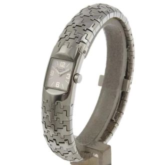 Dior Montre Diophilic D96-100 en acier inoxydable &agrave; quartz doccasion - Femme - Pre-owned - Blanc - Taille: ONE Size