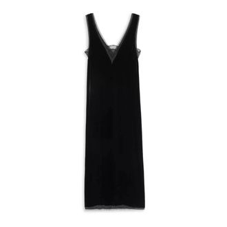 Zadig&Voltaire Robe midi en velours Renzo - Femme - Robes - Noir - Taille: 38 FR