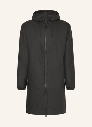 Rains Regenmantel schwarz