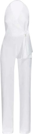 Pinko Pinko, Femme, Combinaisons et Ensembles, Blanc, Taille: 40 FR Combinaison dos nu