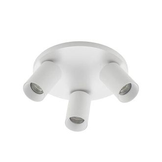 Arcchio Spot Brinja à intensité variable (Moderne) en Blanc Aluminium e. a. pour Couloir (à 3 lampes, GU10) Lampe encastrable plafonnier applique