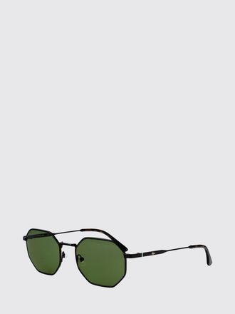Lacoste Lunettes de soleil aviateur en m&eacute;tal avec monogramme et plaquettes r&eacute;glables