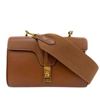 Celine Sac bandouli&egrave;re Teen Soft 16 Pre-owned - Femme - Pre-owned - Brun - Taille: ONE Size