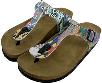 Dogo Sandales violettes pour femme - Vegan - Sandales colorées, No More Drama, 38 EU