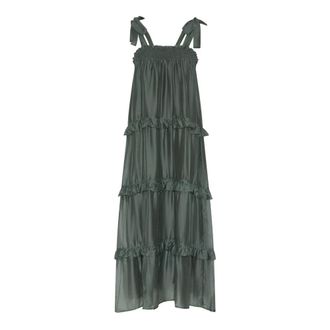 Bruuns Bazaar TelleaBBChriss Dress - - Dresses - Damen - Gr&uuml;n - S