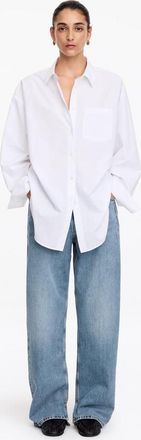 Arket Lockere Hose Mit Schlitzen -Blau