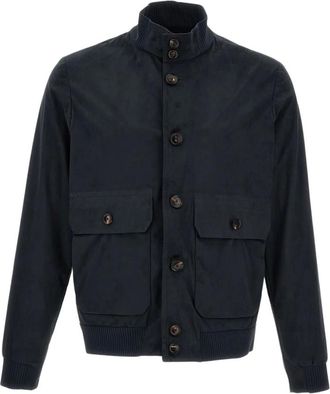 Roberto Ricci Design Rrd, Homme, Vestes, Bleu, Taille: XL Micro Velour Jacket