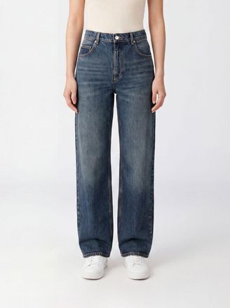 Isabel Marant High-Waist Straight-Leg Jeans Dromie aus Stretch-Denim