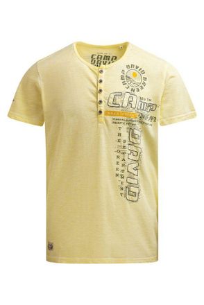 Camp David Rundhalsshirt aus Baumwolle