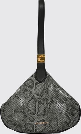 Coccinelle Mini sac &agrave; main en cuir imprim&eacute; python avec dragonne