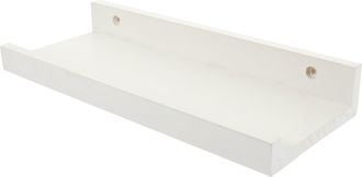 OSALADI Wandregal Schwebend Kleiner Wandmontiertes Aufbewahrungsregal aus Wei&szlig;em Kiefernholz f&uuml;r Wohnzimmer Schlafzimmer Badezimmer