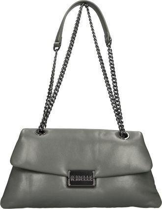 Rebelle Femme, Sacs, Vert, Taille: ONE Size Alexis Fluffy Leather Bag
