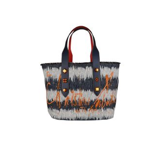 Christian Louboutin Femme, Sacs, Bleu, Taille: ONE Size Frangibus Medium Tote Bag