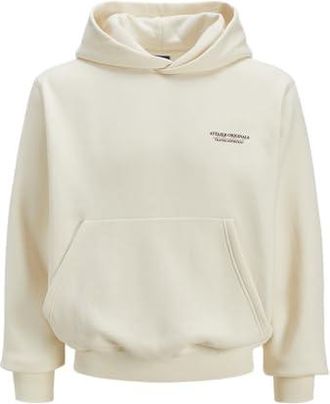 Jack & Jones Hood Pls Jorislington Back Sweat à Capuche, Bronze, XXXXL Homme