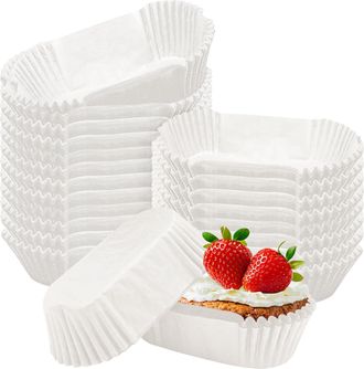 Generic Mini- und Standard-Kastenform - Einweg-Kastenformen aus Pergament zum Backen, antihaftbeschichtete kleine Kasteneinlagen f&uuml;r Backwaren zu Hause und Ur