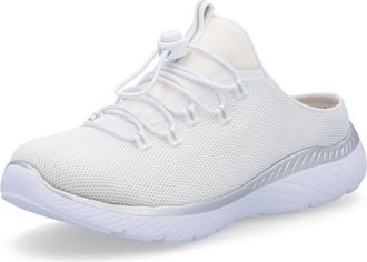 Rieker Damen Low-Top Sneaker M5090, Frauen Halbschuhe,Laufschuhe,straßenschuhe,Strassenschuhe,Sportschuhe,Freizeitschuhe,Weiss (80),36 EU / 3.5 UK
