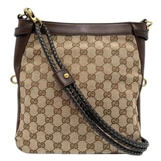 Gucci Sac bandouli&egrave;re vintage GG Canvas Pre-owned - Femme - Pre-owned - Brun - Taille: ONE Size