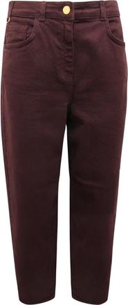 Elisabetta Franchi Femme, Jeans, Rouge, Taille: W27 Pj-04D-56E2 Jeans droits