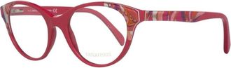 Pucci Femme, Accessoires, Rouge, Taille: ONE Size Monture Optique Papillon Rouge avec &Eacute;tui de Marque