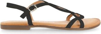 Gioseppo Femme, Chaussures, Noir, Taille: 40 EU Sandales noires en cuir avec bride de cheville