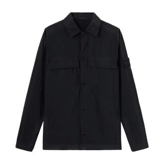 Stone Island Stone Island - chemise Ghost en nylon - Homme - Vestes - Noir - Taille: 2XL