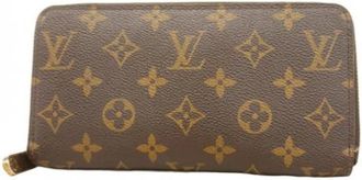 Louis Vuitton unisex, Pre-owned, Brun, Taille: ONE Size Portefeuille en tissu vintage Pre-owned