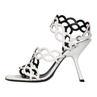 Sergio Rossi Sandalen Wei&szlig; - - Shoes - Damen - Wei&szlig; - 37 1/2 EU