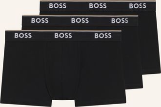 HUGO BOSS 3er-Pack Boxershorts Power schwarz