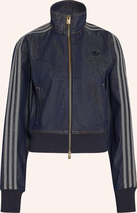 adidas Originals Adidas Originals Jeansjacke Firebird Denim Mit Galonstreifen blau