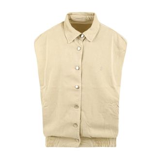 Icon Denim Los Angeles Femme, Vestes, Beige, Taille: 38 FR Ines Vest