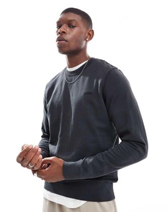 Superdry Essential - Sweat classique - Noir délavé