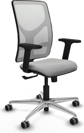 Piqueras y Crespo B&uuml;rostuhl, Netzstoff, mit 2D-Armlehnen, h&ouml;henverstellbare Lendenwirbelst&uuml;tze, ausgestattet mit 3 Positionen und Schneideschaum, mit Rollen von 65 mm, 