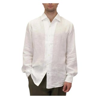 MC2 Saint Barth Raphael Leinenhemd - - Shirts - Herren - Wei&szlig; - 3XL
