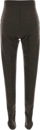 Jil Sander Stretch Wool Blend Trousers - Taupe