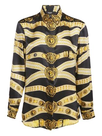 Versus t-shirt à imprimé code-barres - Noir