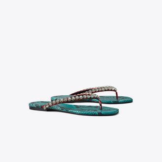 Tory Burch Damen Crystal Flipflop