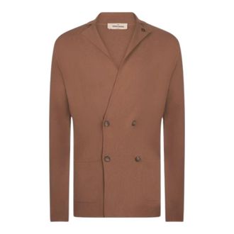 Gran Sasso Giacca Doppiopetto Modello 57192 - - Jackets - Herren - Braun - L