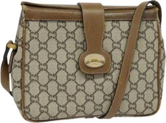 Gucci Pre-owned Cuir sacs-gucci - Femme - Pre-owned - Beige - Taille: ONE Size