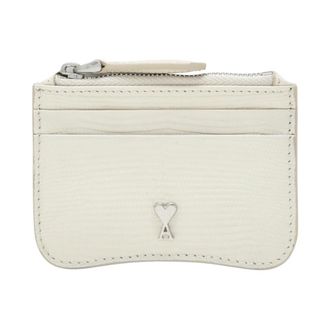 Ami Zipped Card Holder - - Accessories - Damen - Wei&szlig; - ONE SIZE