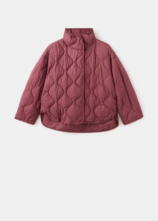 Mango Anorak matelass&eacute; avec cache-cou amovible grenat - Femme - XXS - MANGO