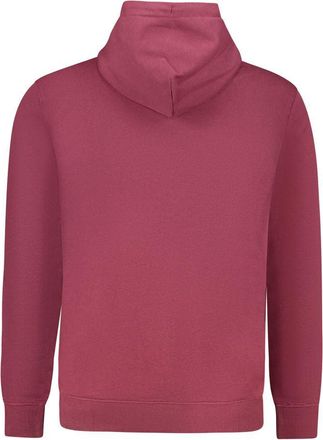Tommy Hilfiger Logo-Embroidered Cotton Hoodie - Red