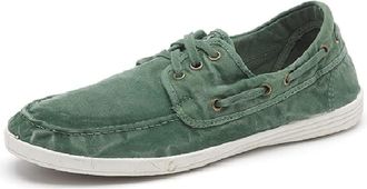 Natural World Eco Herren Schnuerschuhe Nautico 303E-622 grün 657166