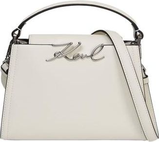 Karl Lagerfeld Sac &agrave; main en cuir K/Signature mini