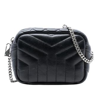 Saint Laurent Pre-owned Quilted Crossbody Bag - - Pre-owned - Damen - Schwarzk - ONE SIZE