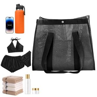 Generico YNPQTDS Grand sac fourre-tout de plage, sac de piscine, sac de voyage, rangement pour la maison, le jardin, le pique-nique, la gym, les vacances, lext