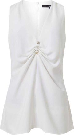 French Connection Bluse f&uuml;r Damen, leger (Wei&szlig;)