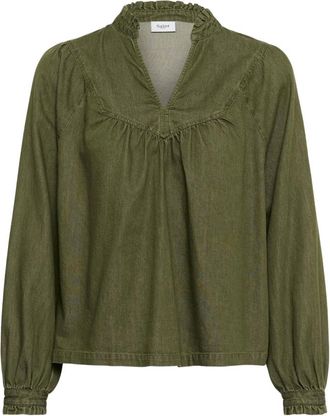 Saint Tropez Blouses & Chemises - Femme - Blouses et Chemises - Vert - Taille: 42 FR