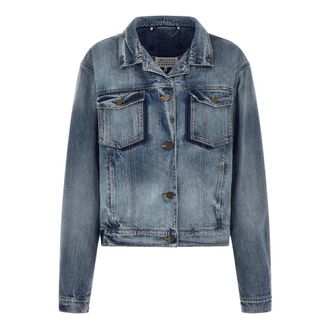 Maison Margiela Damen, Jacken, Blau, SGr&ouml;&szlig;e