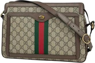 Gucci Sac bandouli&egrave;re vintage Pre-owned - Femme - Pre-owned - Beige - Taille: ONE Size